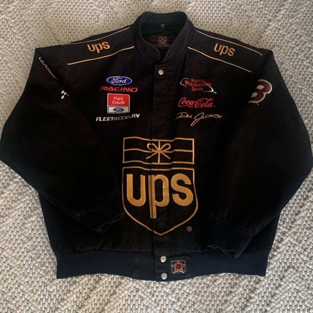 Chase Authentics Nascar Ups Racing Jacket - Gem